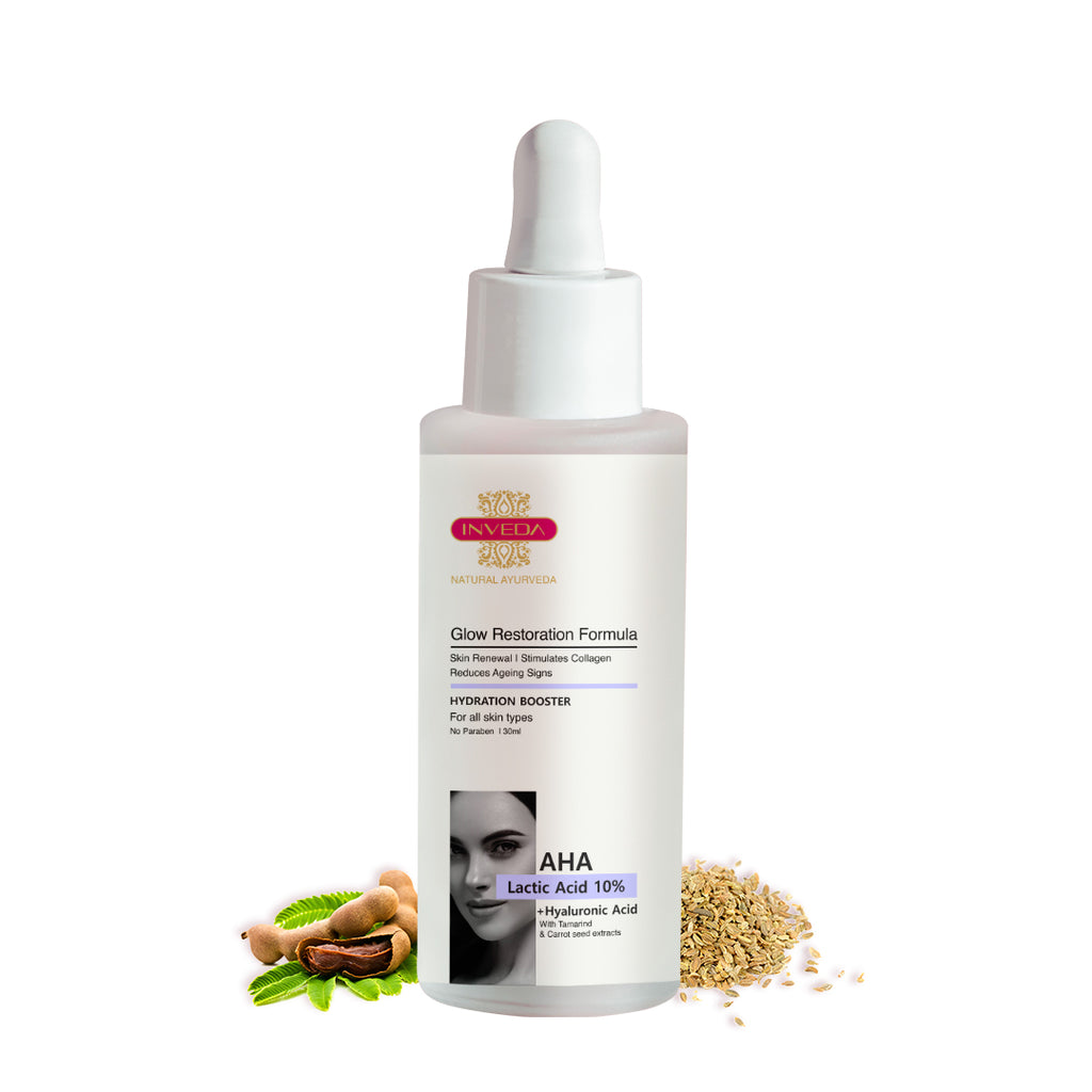 AHA Lactic Acid Serum | Natural Exfoliant - Inveda